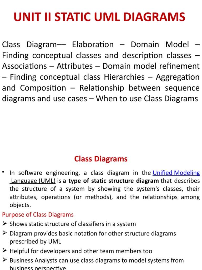 Ooad Unit 2 Pdf Class Computer Programming Unified Modeling Language