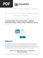Deped Guidelines On Classroom Structuring | PDF | Classroom
