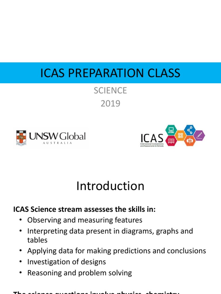 Icas Preparation Class | PDF | Art | Technology & Engineering