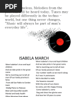 ISABELA MARCH San Manuel March | PDF