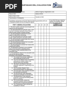 Earthquake Drill Observation Checklist | PDF | Emergency Evacuation ...