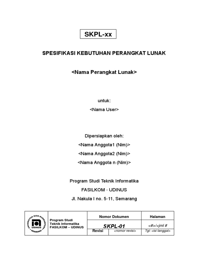 Template SKPL Terstruktur-6 | PDF