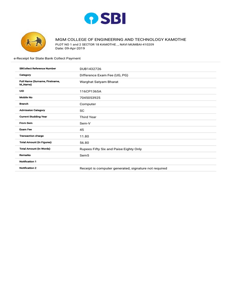 MGM College of Engineering and Technology Kamothe | PDF