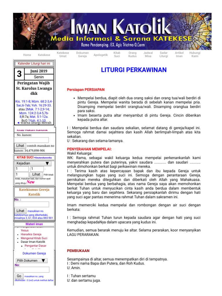 Iman Katolik ..... Media Informasi Dan Sarana Katekese | PDF