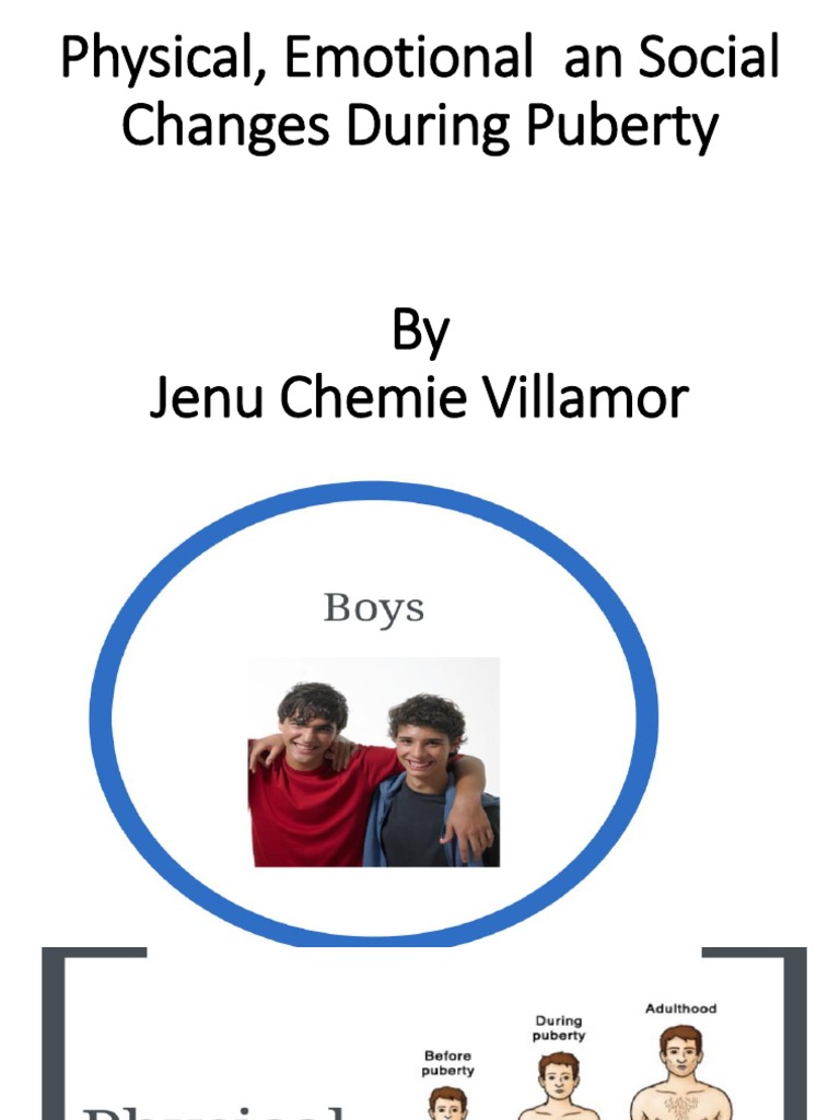 Emotional and Social During Puberty | PDF | Self-Improvement | Wellness