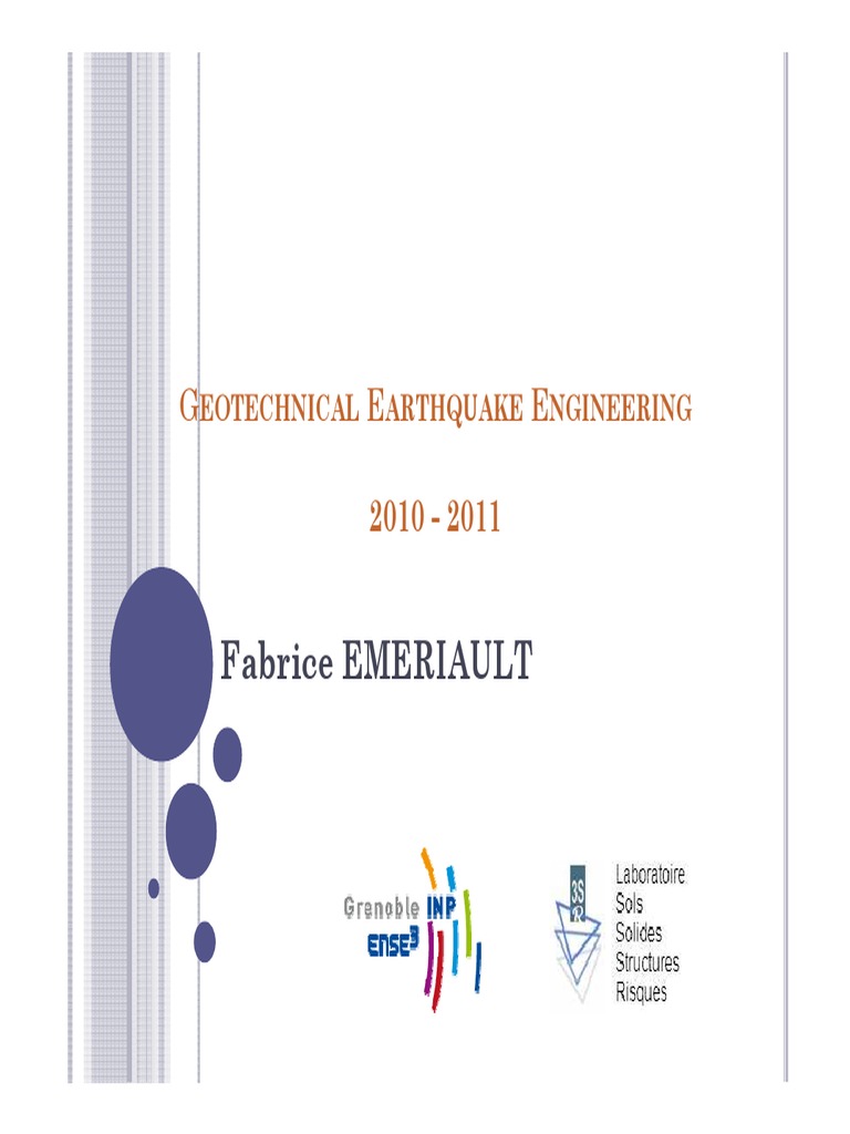 S4 Retaining Walls | PDF | Geotechnical Engineering | Earthquakes