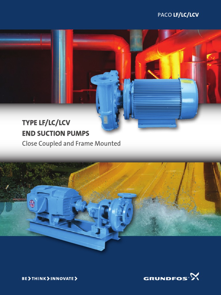 Paco LC, LF, LCV Brochure | PDF | Bearing (Mechanical) | Pump