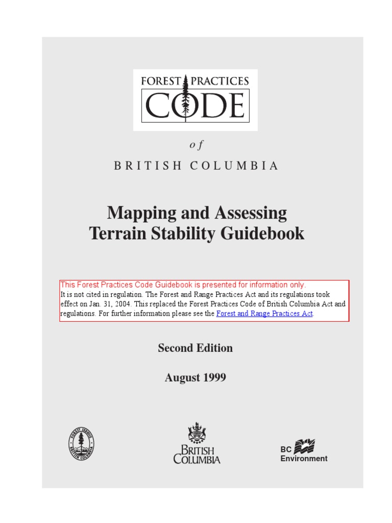 Terrain Stability Assessment Guide BC | PDF | Landslide | Geomorphology