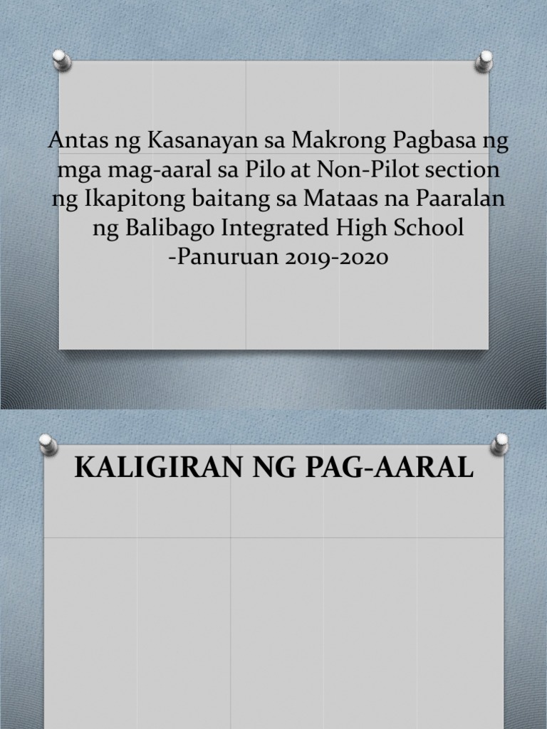 Filipino Thesis Defense | PDF