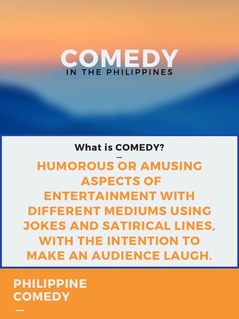 Comedy in The Philippines | PDF | Philippines