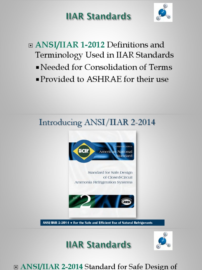 2017 Tripod IIAR Standards ONLY PDF | PDF | Refrigeration | Fire Safety