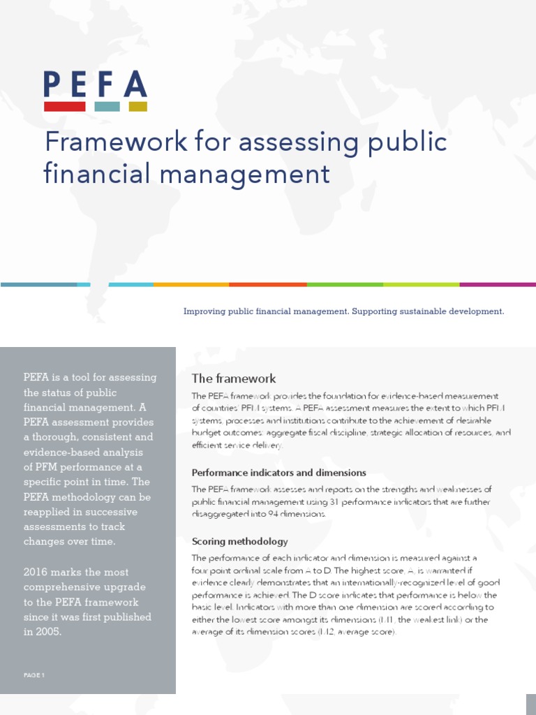 PEFA 2016 Framework Final WEB 0 | PDF | Internal Control | Audit