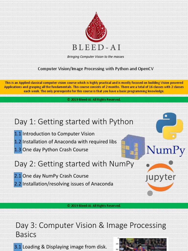 BLEED AI Outline Classical Vision | PDF | Computer Vision | Senses
