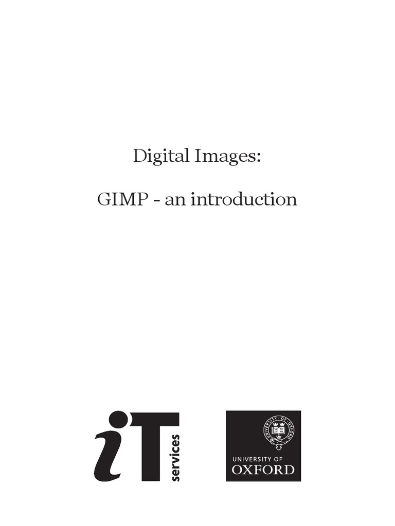 Gimp An Introduction | PDF | Adobe Photoshop | Image Resolution