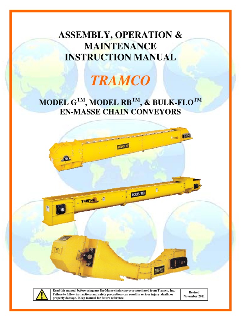 Tramco: Assembly, Operation & Maintenance Instruction Manual | PDF ...