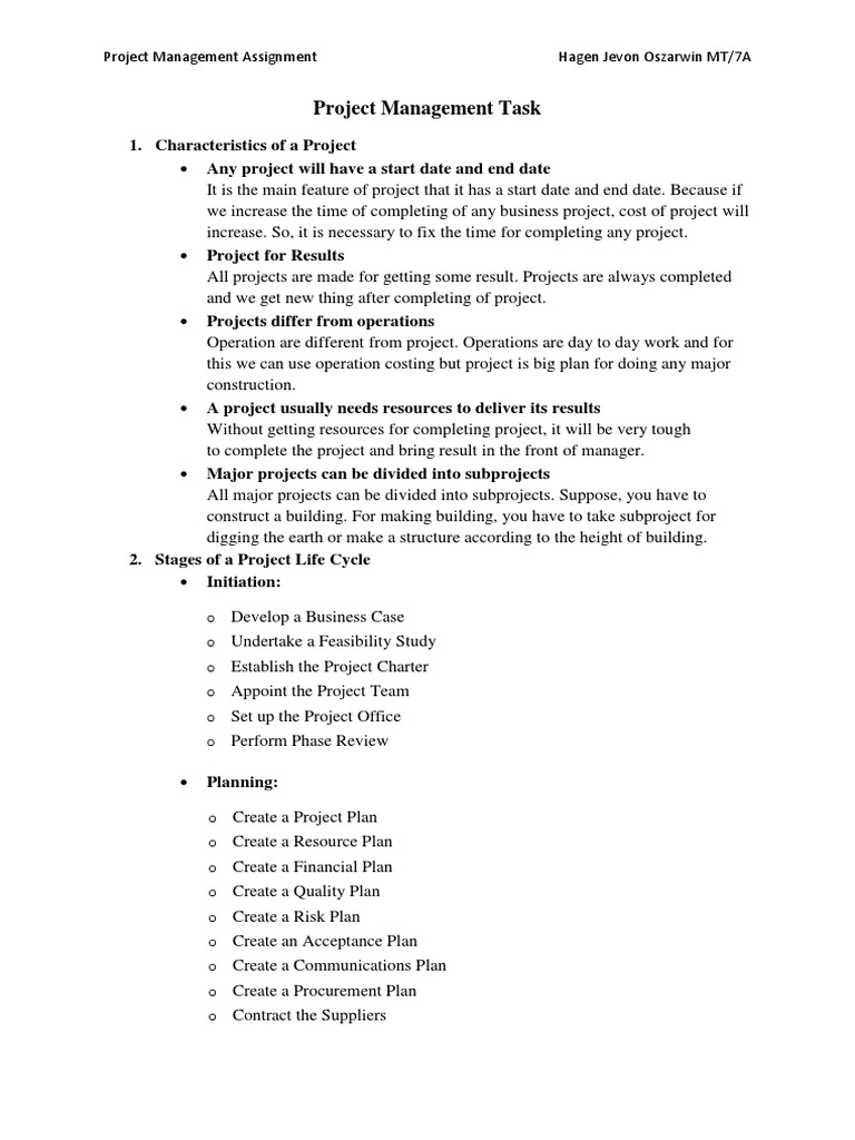 Project Management Homework | PDF | Project Management | Risk