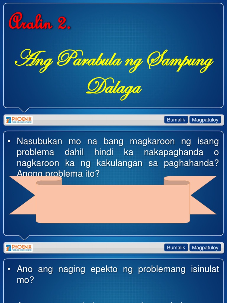Ang Parabula NG Sampung Dalaga | PDF