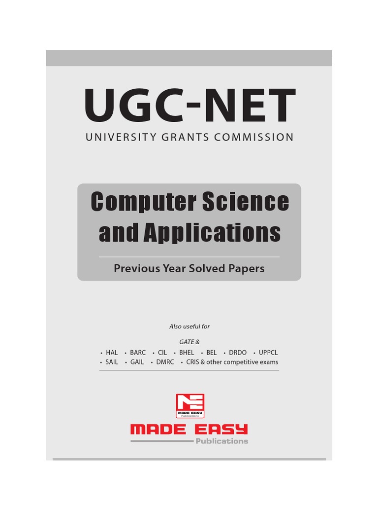 Ugc-Net - CS 2019 | PDF