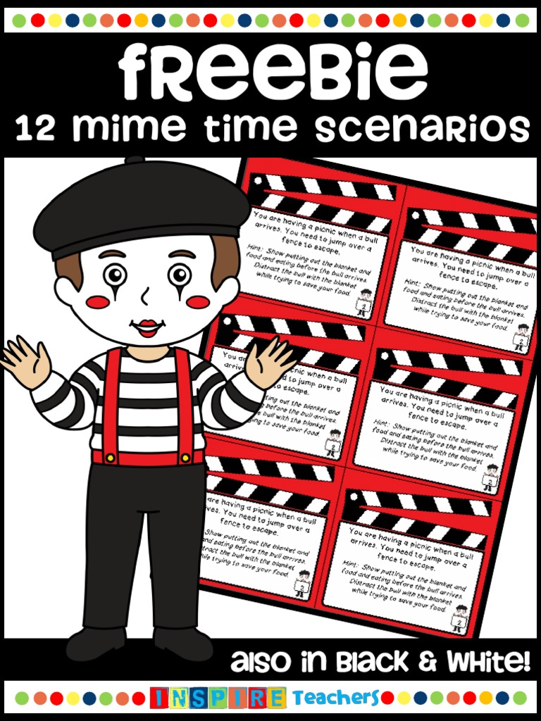 12 Engaging Mime Scenarios for Kids | PDF | Art