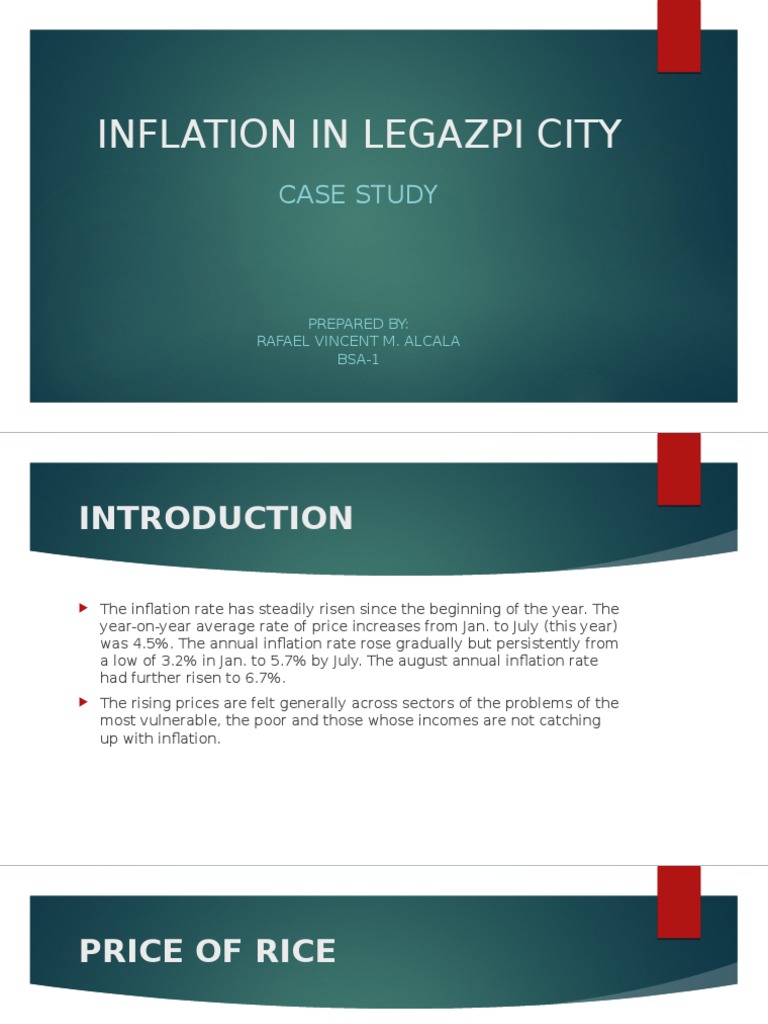 Inflation Trends in Legazpi City | PDF | Inflation | Rice