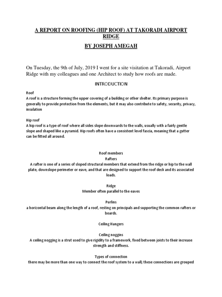 Roof | PDF | Roof | Wall