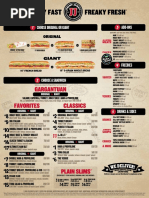 Potbelly PDF Menu | PDF | Salad | Bacon