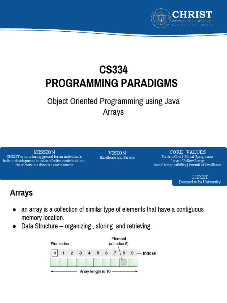 Ska L07 Arrays Doc Comment Pdf Array Data Structure Html Element 5099