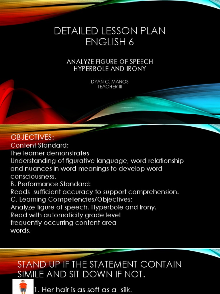 Analyze Figures of Speech: Hyperbole and Irony | PDF | Cognitive ...