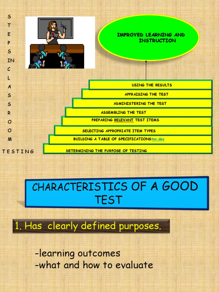 Steps in Classroom Testing | PDF | Test (Assessment) | Question