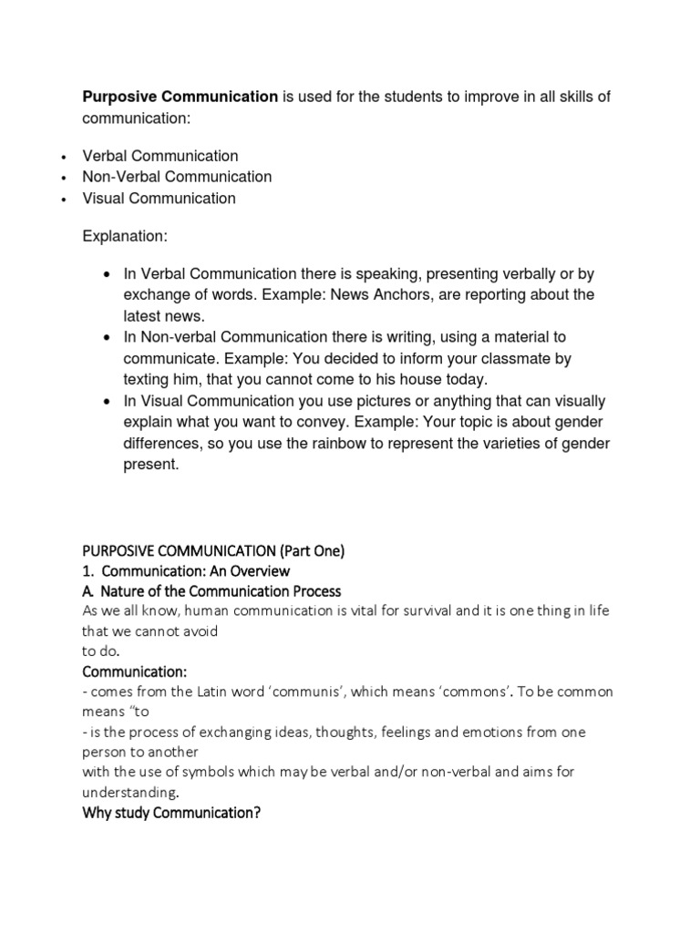 Understanding Purposive Communication | PDF | Career & Growth | Foreign ...