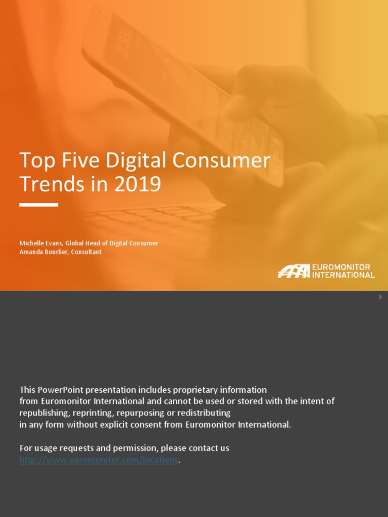 Top 5 DC Trends 2019 Euromonitor PDF | PDF | We Chat | Retail