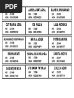 Label Nama Raport | PDF