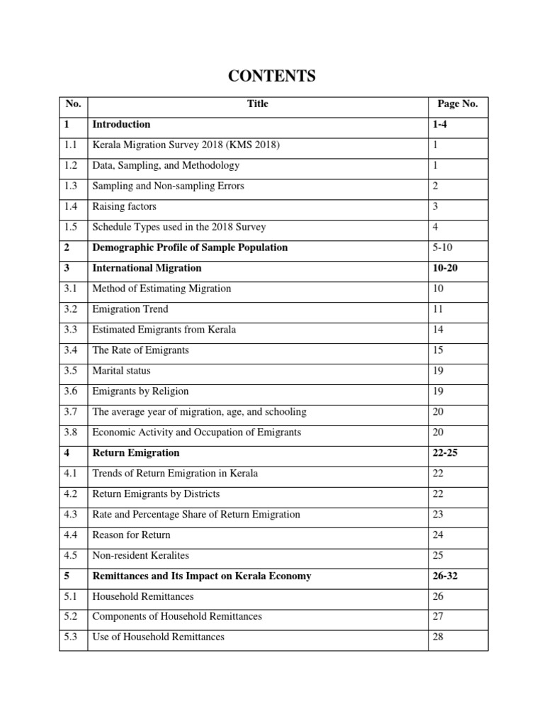 KMS 2018 Report | PDF | Kerala | Sampling (Statistics)
