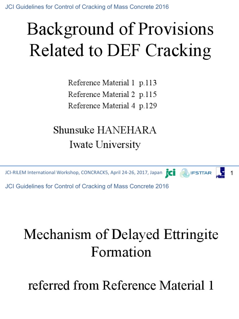 Guidelines DEF | PDF | Concrete | Cement