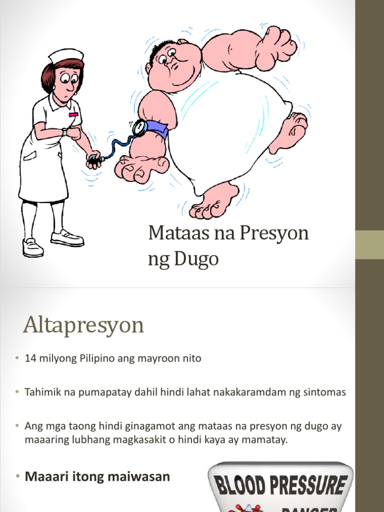 Altapresyon, Hypertension Health Lecture | PDF