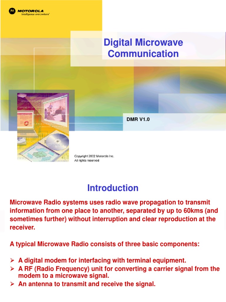 Digital Microwave Radios TUTORIAL | PDF | Antenna (Radio) | Microwave