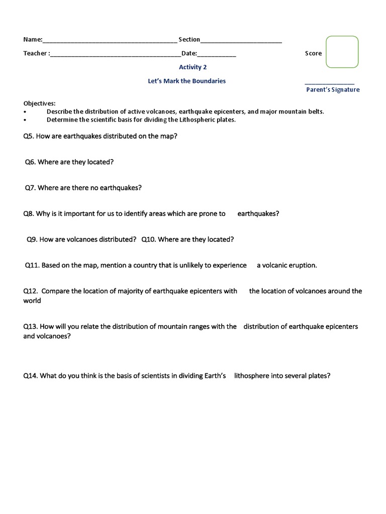 Lets Mark The Boundaries | PDF