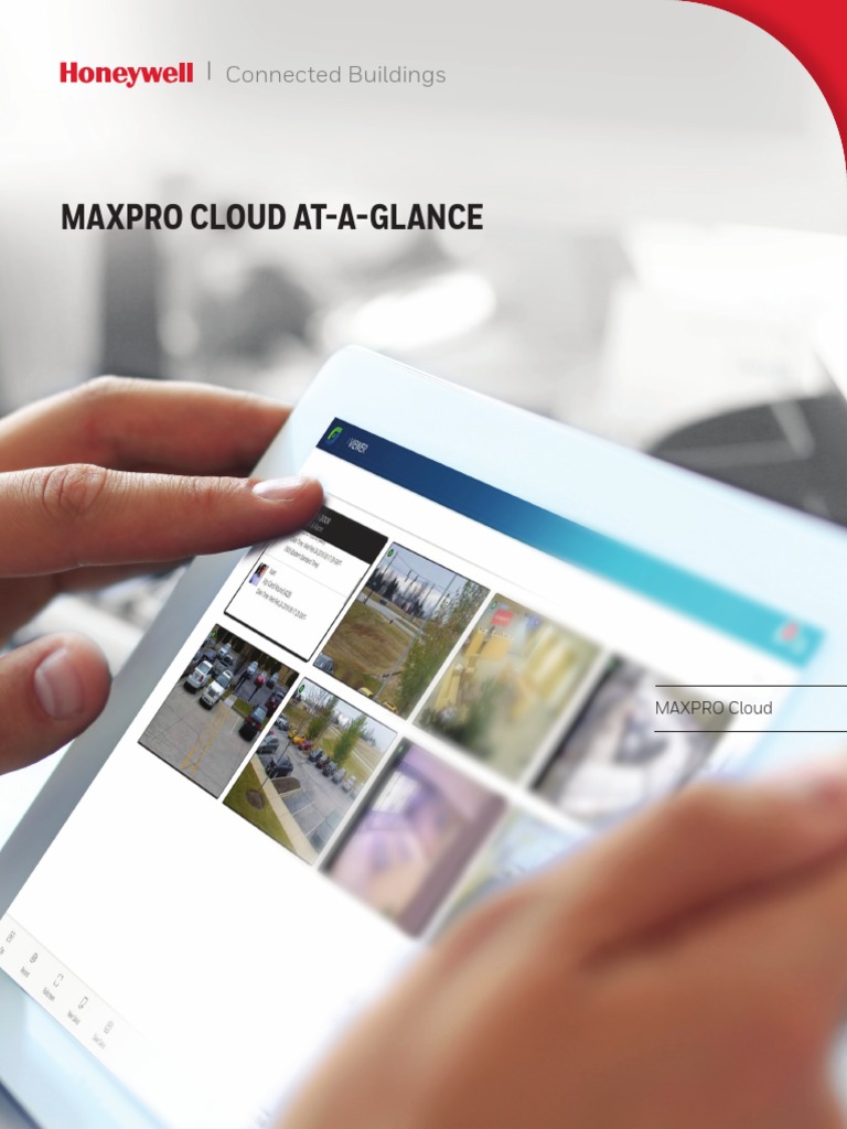 MAXPRO Cloud at A Glance Brochure | PDF | Access Control | Cloud Computing