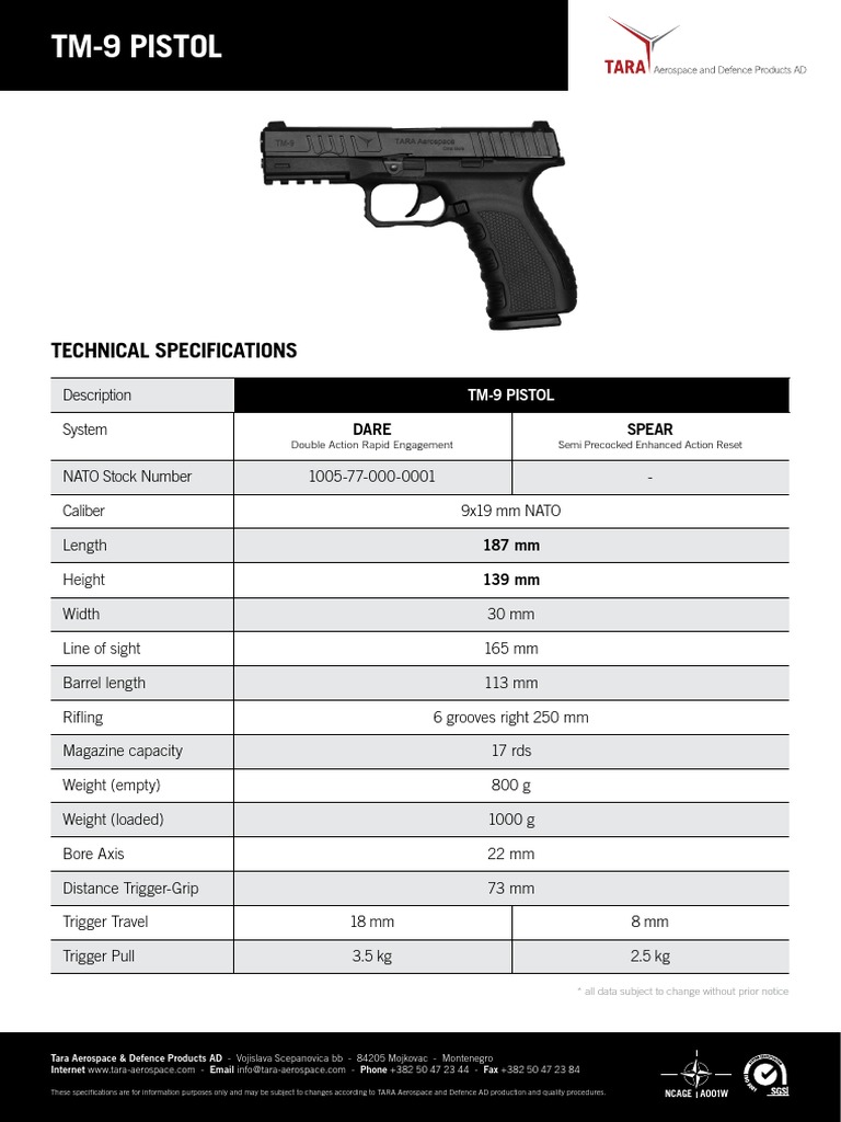 Datasheet | PDF | Trigger (Firearms) | Firearms