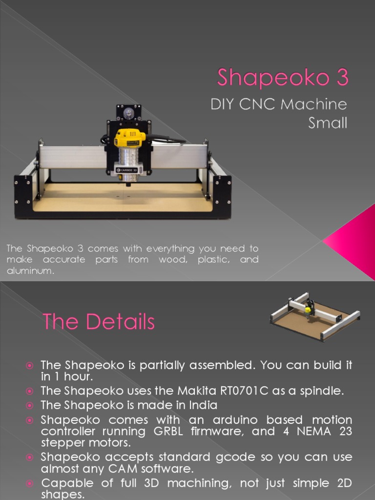 Shapeoko CNC Router | PDF