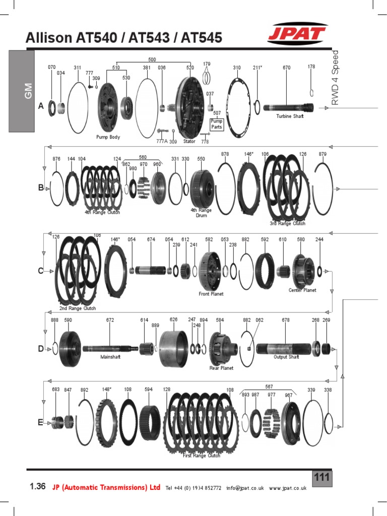 14 GM5 At540 At543 At545 | PDF | Transmission (Mechanics) | Mechanical ...