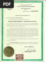 Sample - Original SEC Registration | PDF