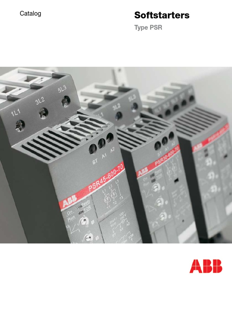 ABB PSR Softstarters | PDF | Electric Motor | Transmission (Mechanics)
