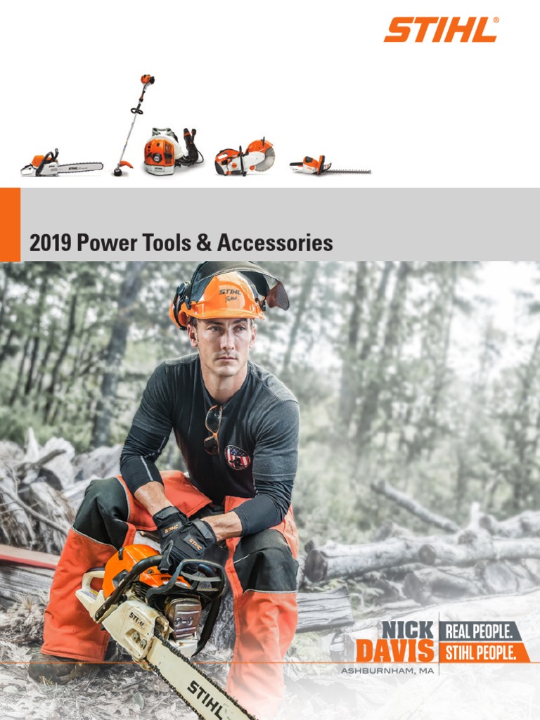 STIHL Product Catalog | PDF | Lawn Mower | Battery Charger