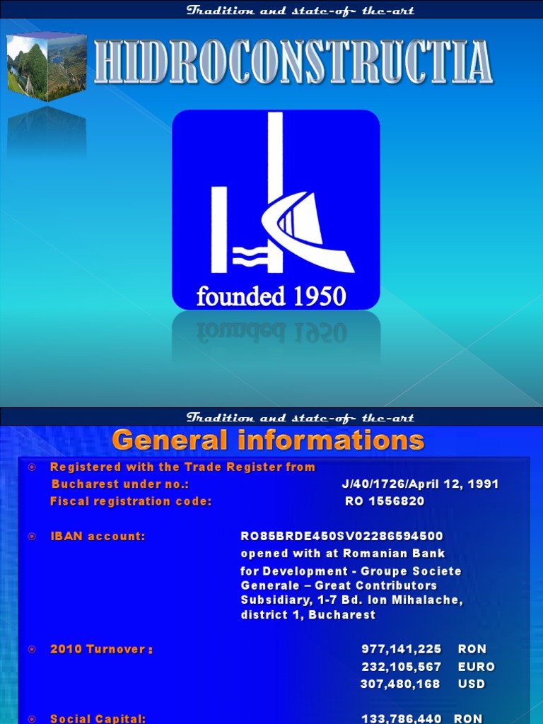 Hidroconstructia - Hidrocentral | PDF | Hydroelectricity | Temporal Rates