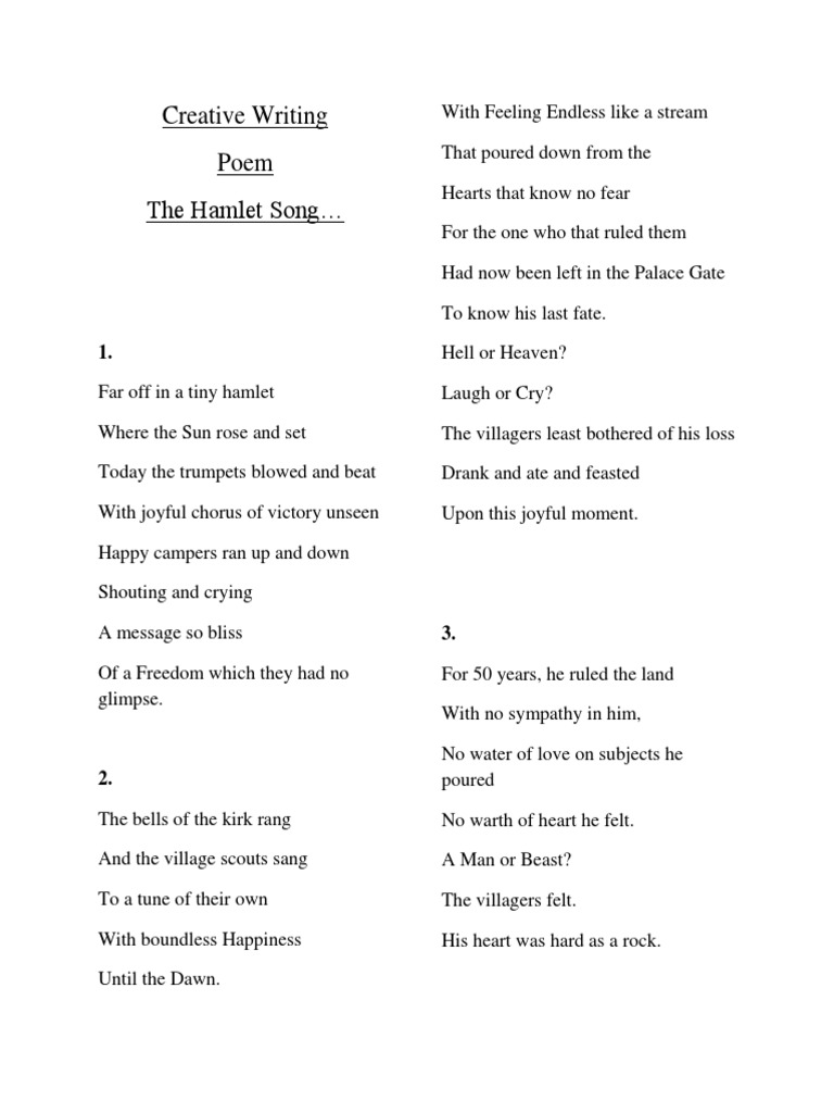 Hamlet's Song | PDF