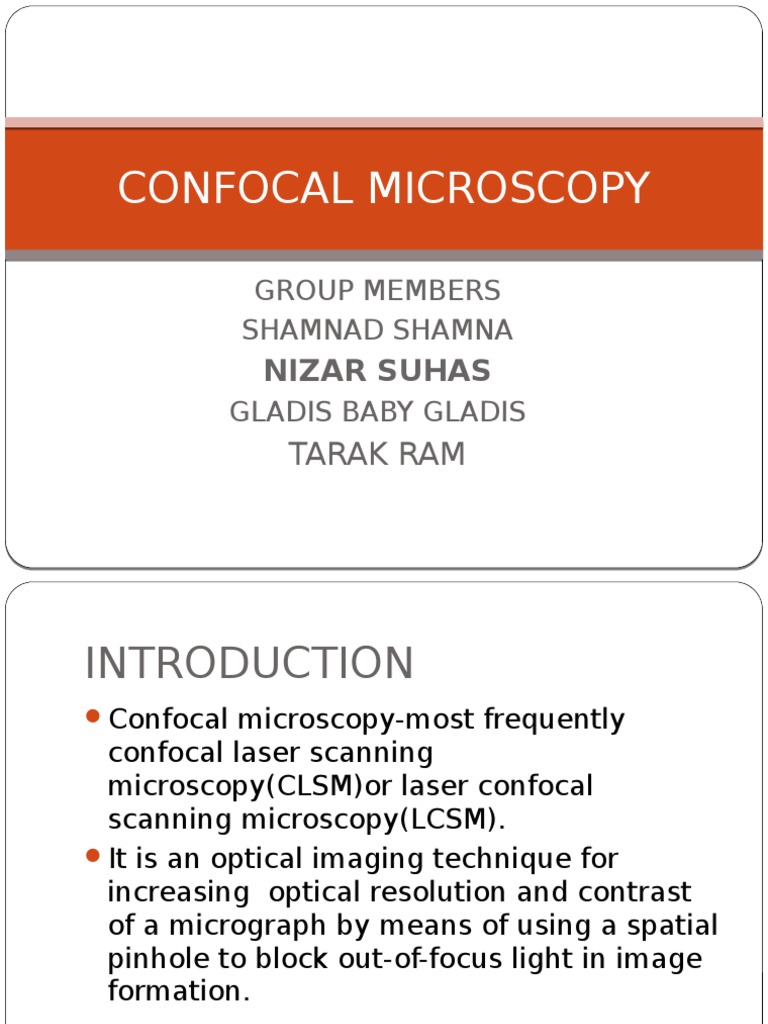 Confocal Micros | PDF
