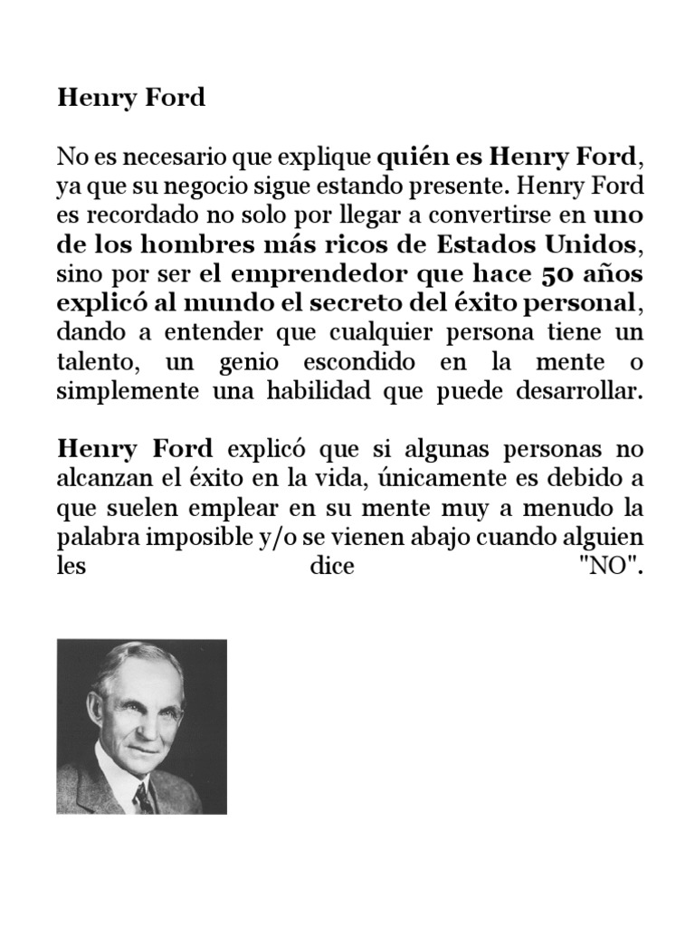 Henry Ford PDF | PDF