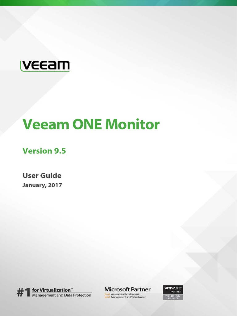 Veeam ONE Monitor: User Guide | PDF | Hyper V | Backup