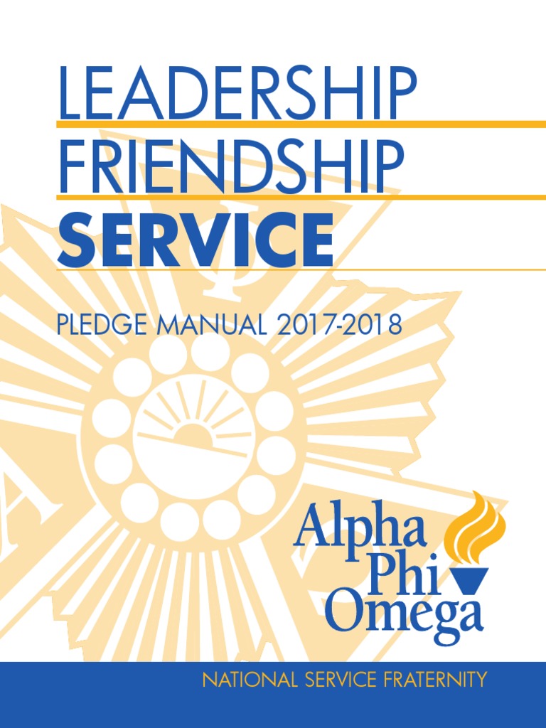 Pledge Manual | PDF | Boy Scouts Of America | Fraternities And Sororities
